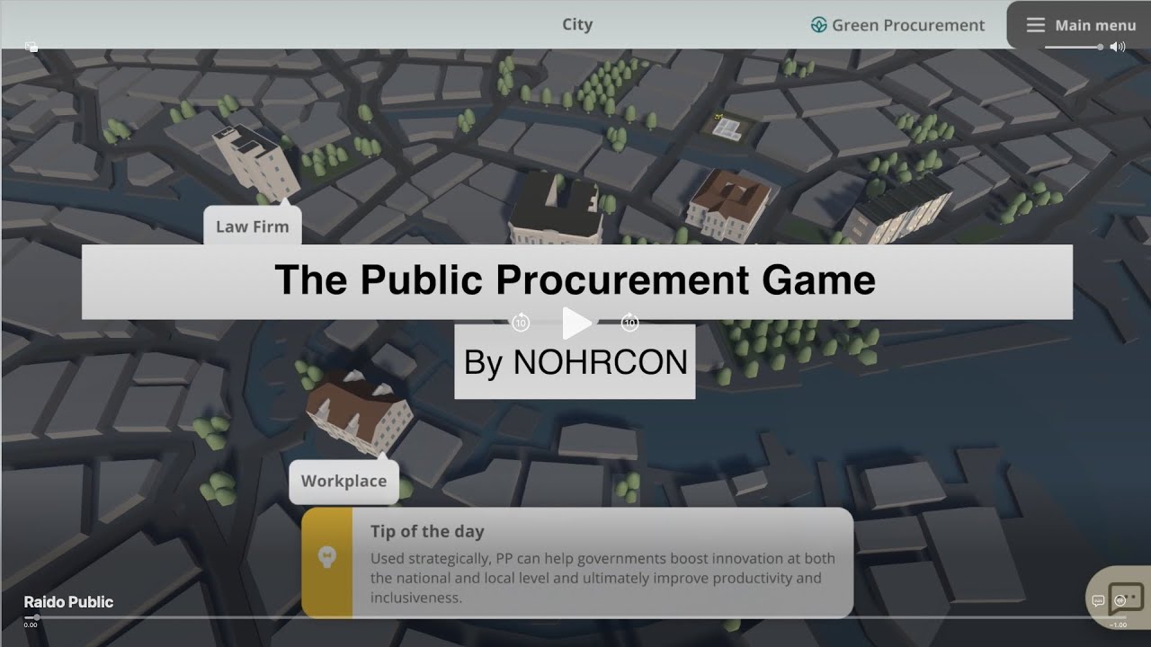The Public Procurement Game - Public Sector - Now with Green PP ...