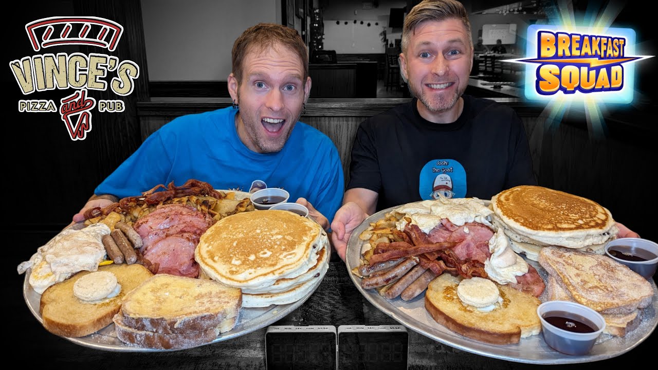 Episode 253: Vince's Breakfast Platter Challenge with Max vs Food - YouTube