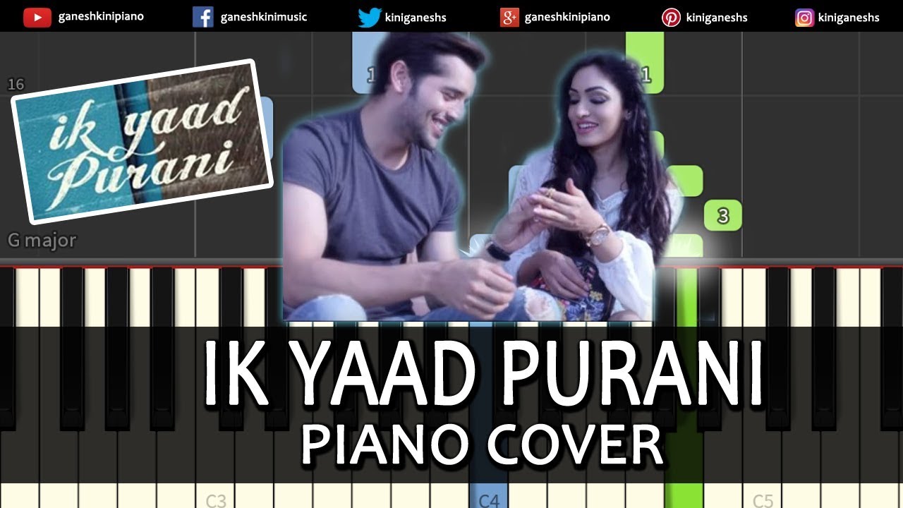 Ik Yaad Purani Song Tulsi Kumar | Piano Cover Chords Instrumental By ...