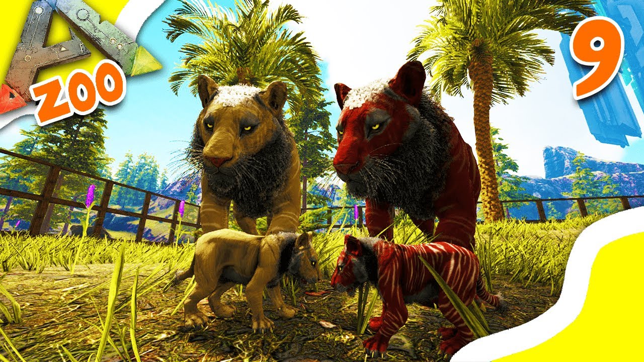 ARK ZOO: MES PREMIERS HOMOTHERIUMS ARRIVENT DANS LE ZOO! #9🦒ARK ...