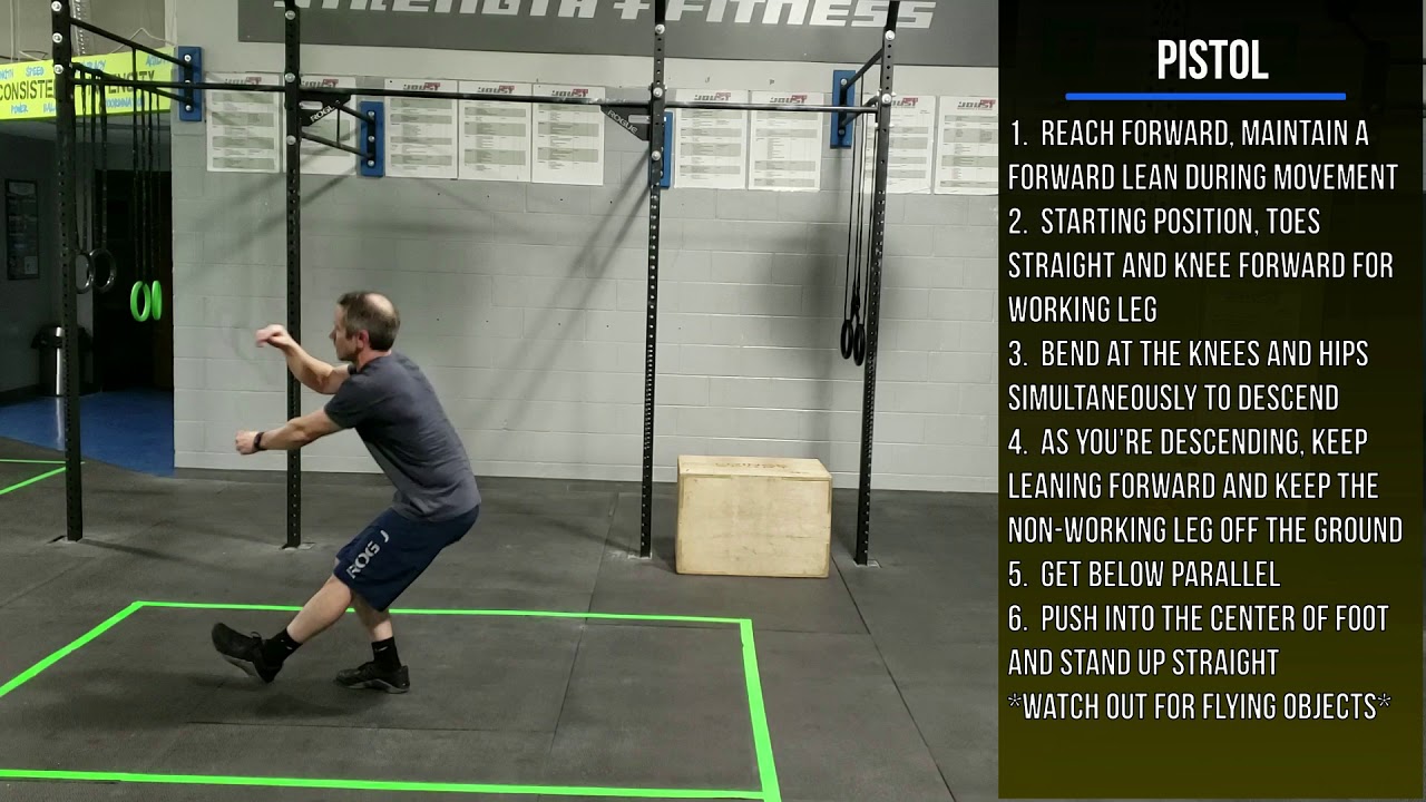 How to do pistols - CrossFit Joust - YouTube