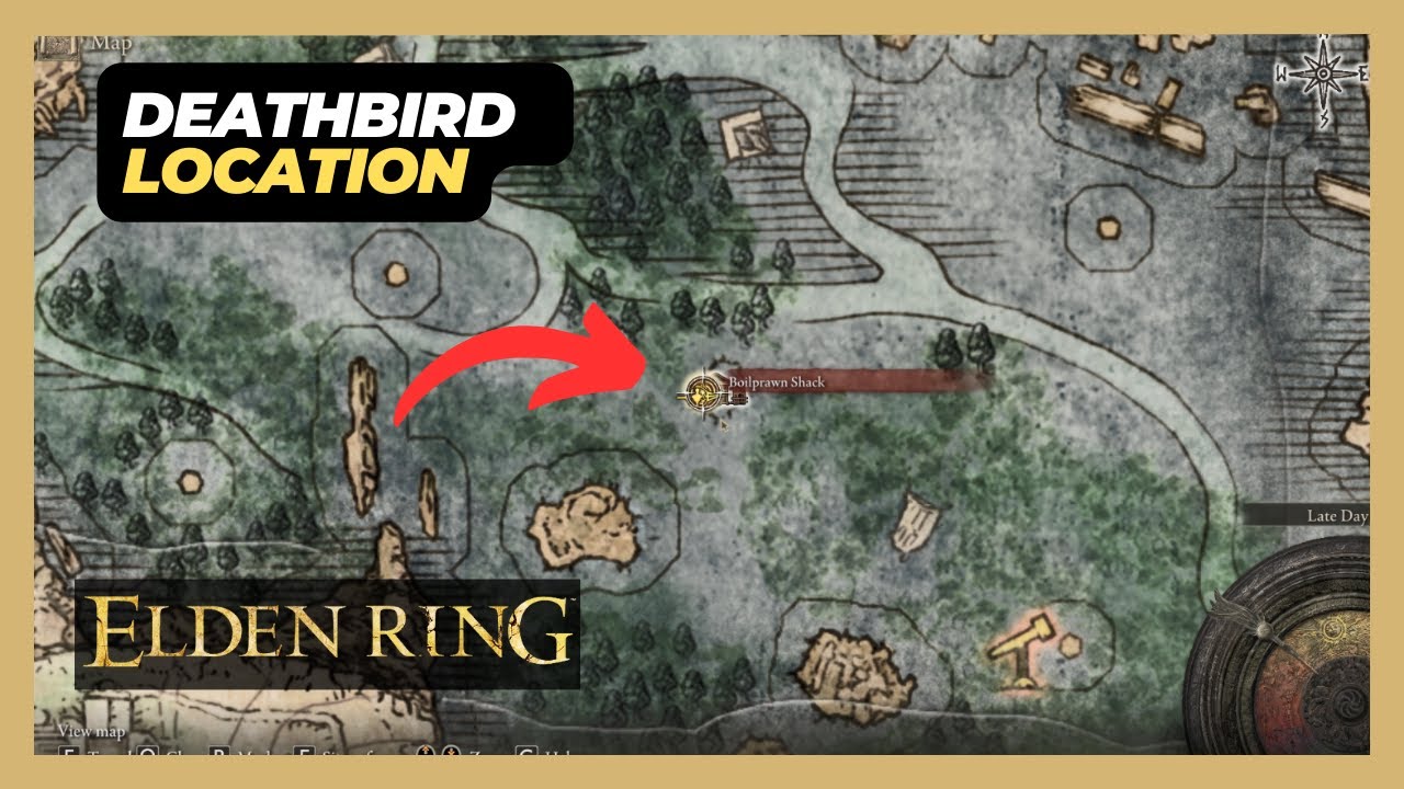 Deathbird (Liurnia) Boss Location - Elden Ring - YouTube
