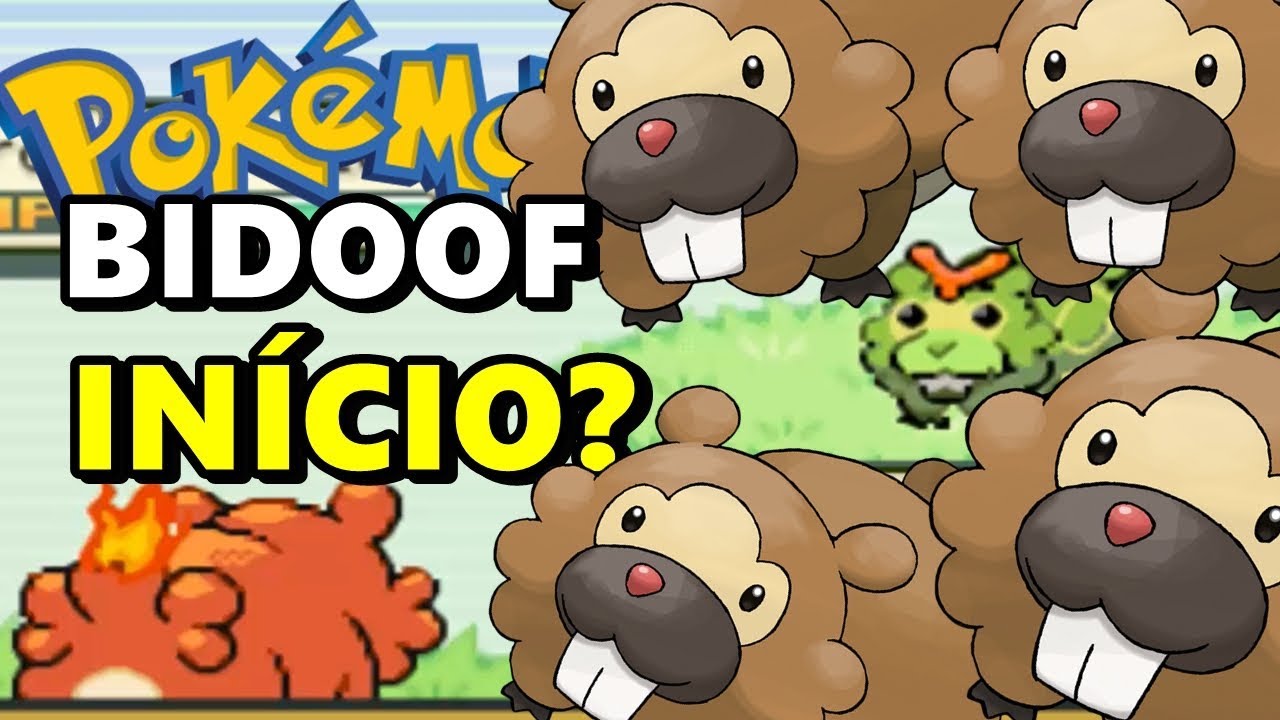 Pokémon Bidoof Version (Hack Rom - GBA) - O Início - YouTube