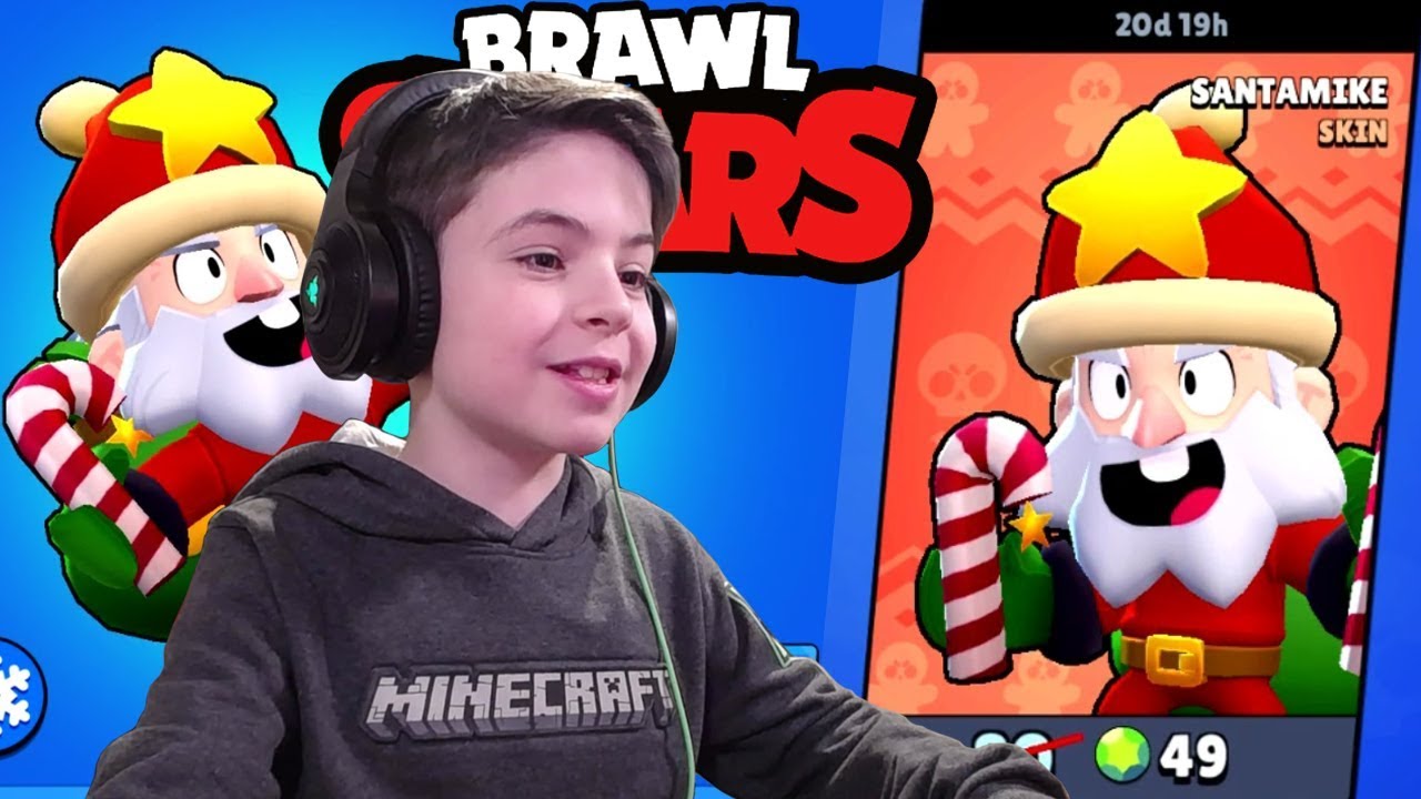 SANTAMIKE SKIN - Brawl Stars - YouTube
