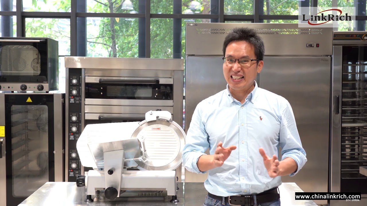 LINKRICH 10”Manual Meat Slicer SL-250ES-10 - YouTube