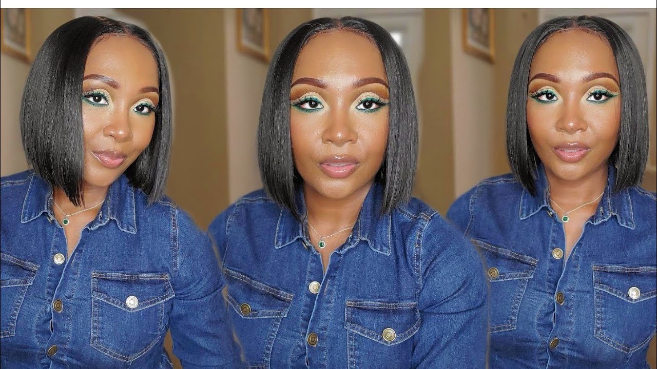 Sensationnel Butta Lace Center Part Short Bob Lace Front Wig Butta Unit ...