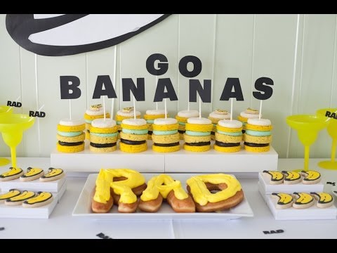 Banana Bash: First Birthday Party for Rad - YouTube