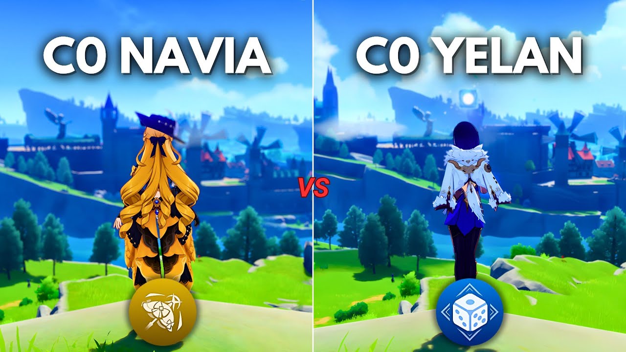 F2P :-Who to Pull in v4.8 ?? C0 Yelan vs C0 navia!! [ Genshin Impact ...