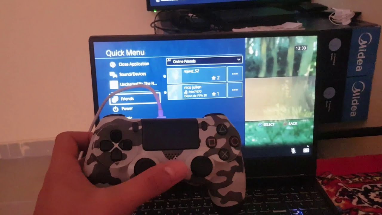 PS4 remote play on Laptop - YouTube