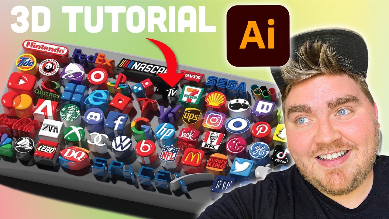 Making A 3D Logo Keyboard - YouTube