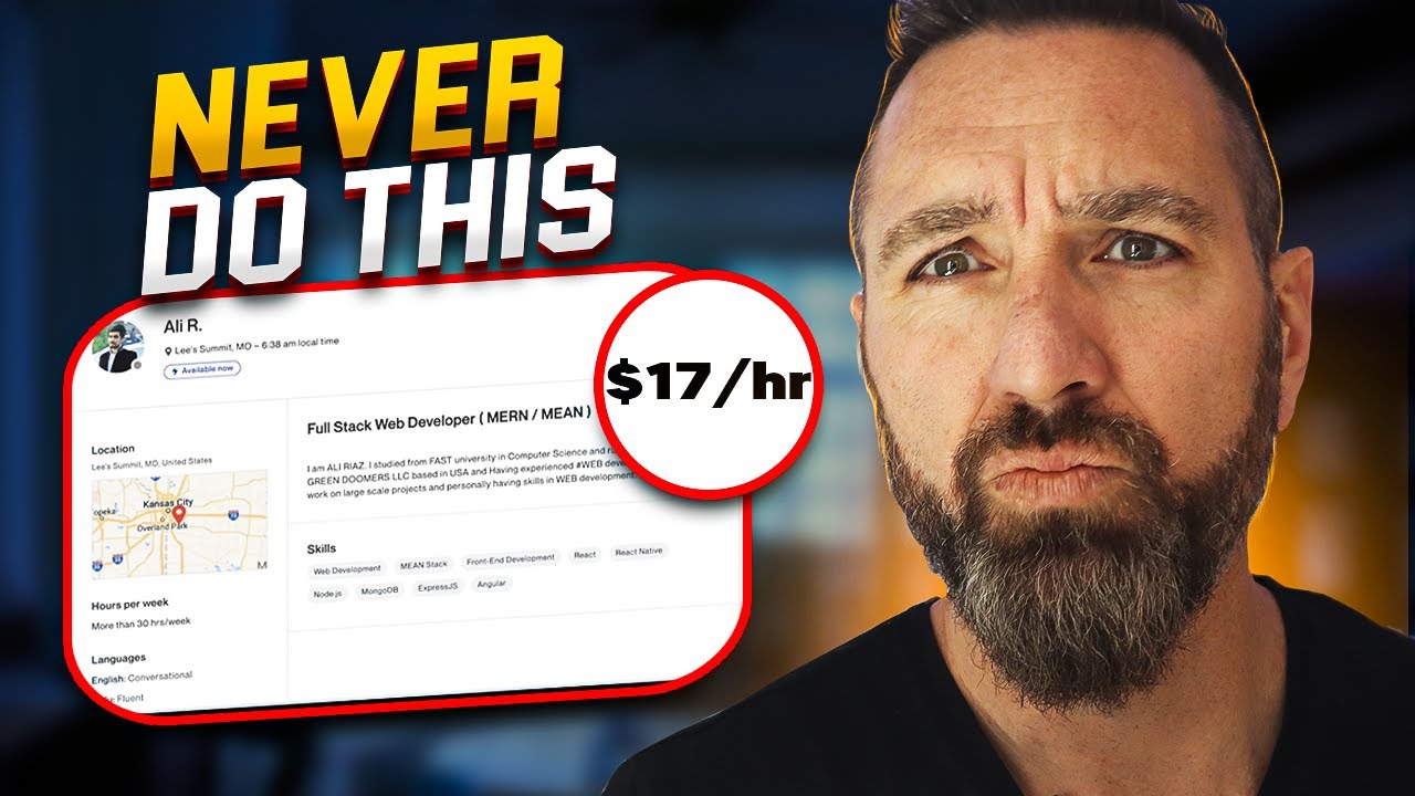 Upwork Profile Review (Ali R - Full Stack Web Developer) - YouTube