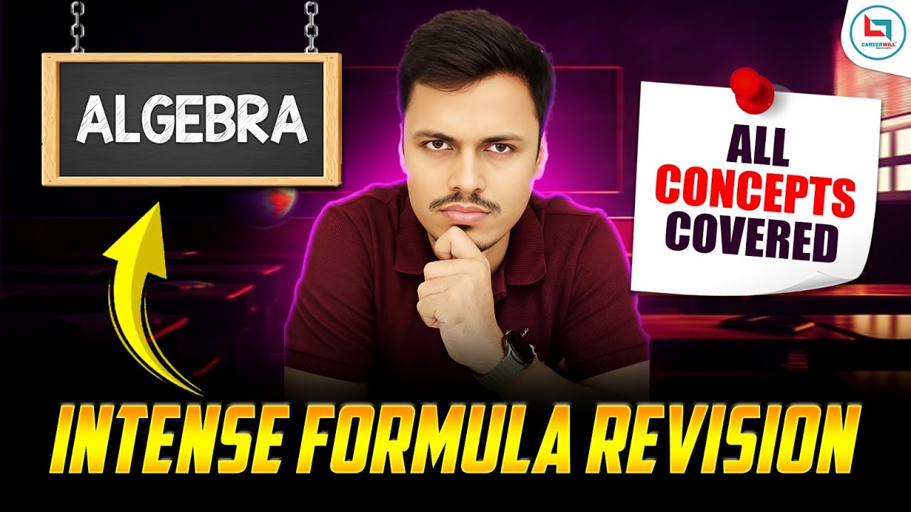 ALGEBRA | ALL FORMULA REVISION | SSC EXAMS 2025 | MATHS MANIA - YouTube