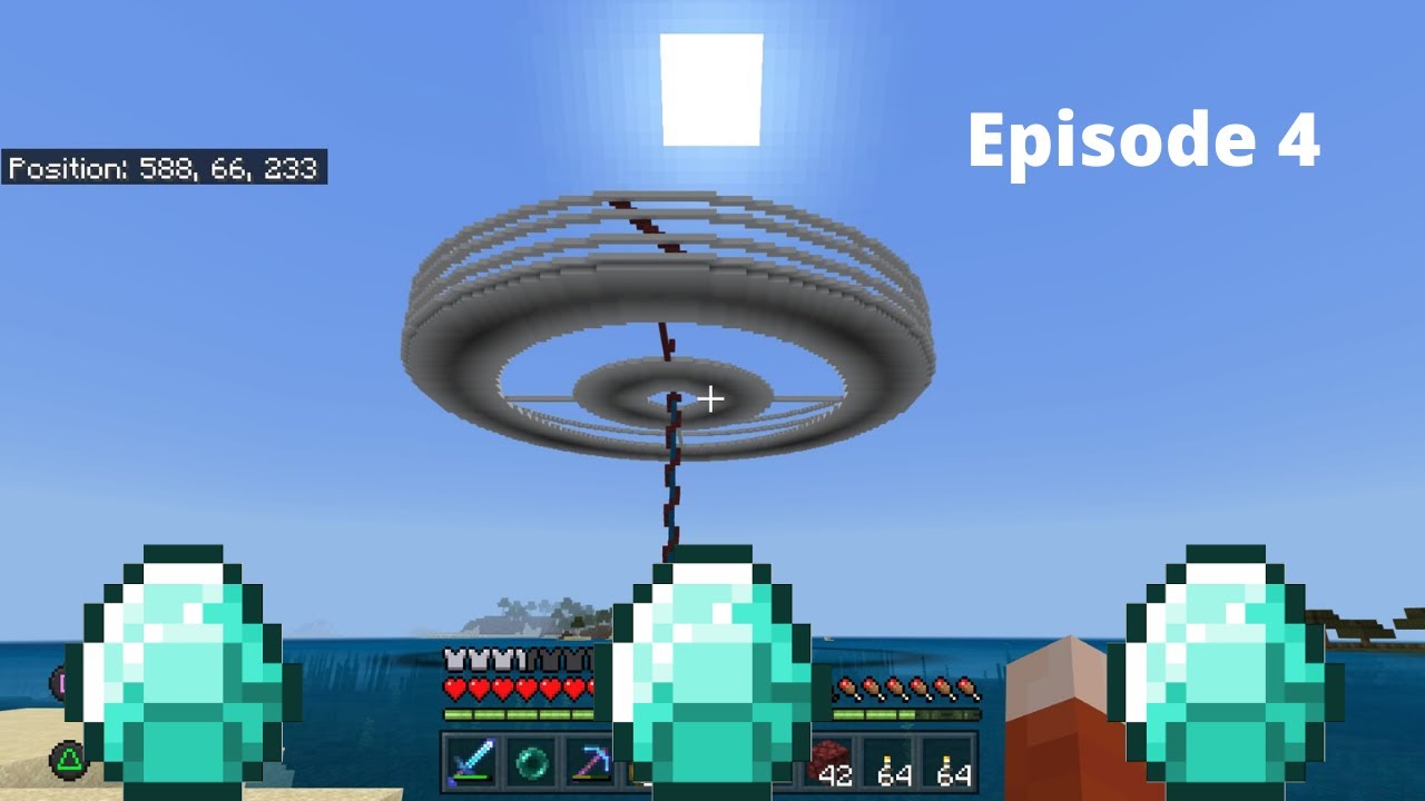 Minecraft Survival Episode 4: The Survival Mega Base Begins - YouTube