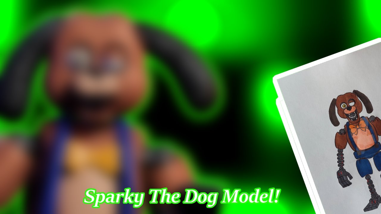 Sparky The Dog Model | FNaF Speed Modeling - YouTube