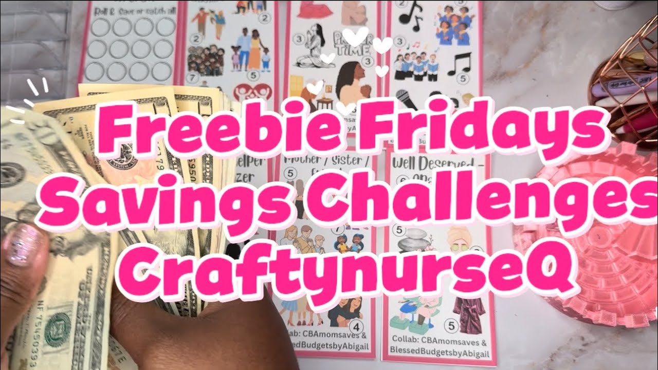Saving With Friends! 💜 Freebie Friday Challenge + $80 towards Sinking ...