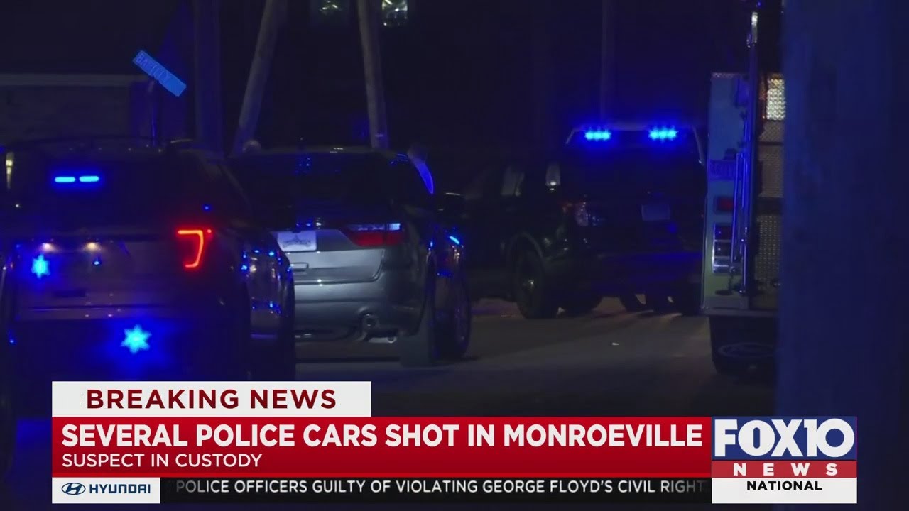 Police cars shot up in Monroeville - YouTube