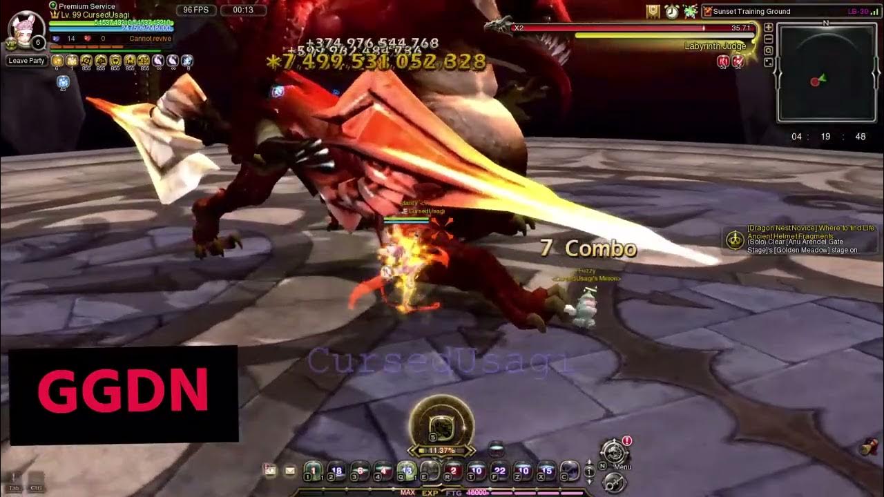 God Game Dragon Nest | CursedUsagi | Beastia Reina - STG 30 - YouTube