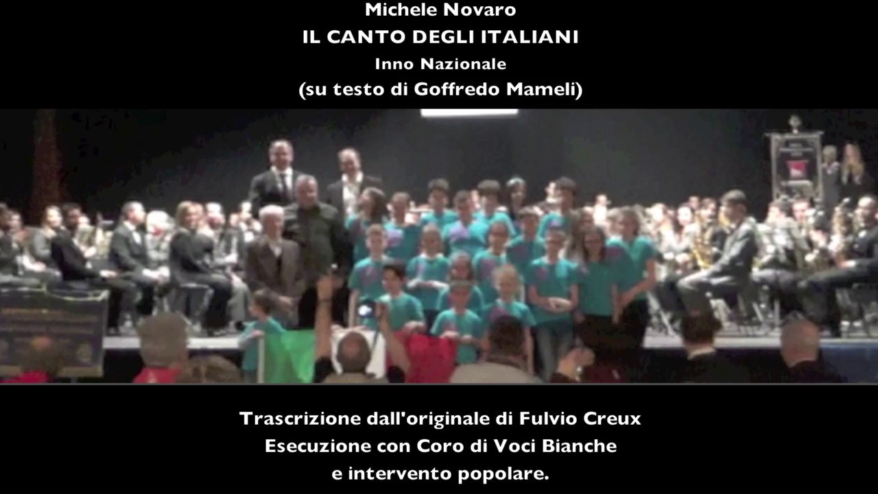 Michele Novaro IL CANTO DEGLI DEGLI ITALIANI - YouTube