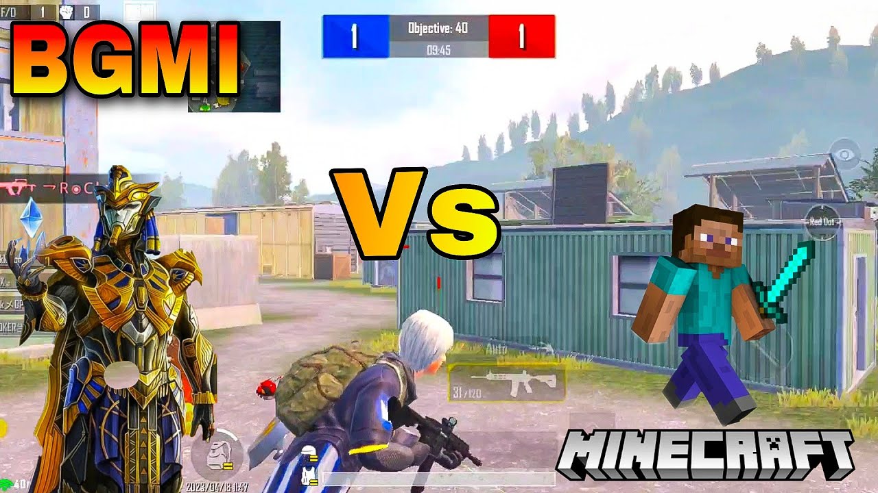 BGMI vs MINECRAFT 😍 - YouTube