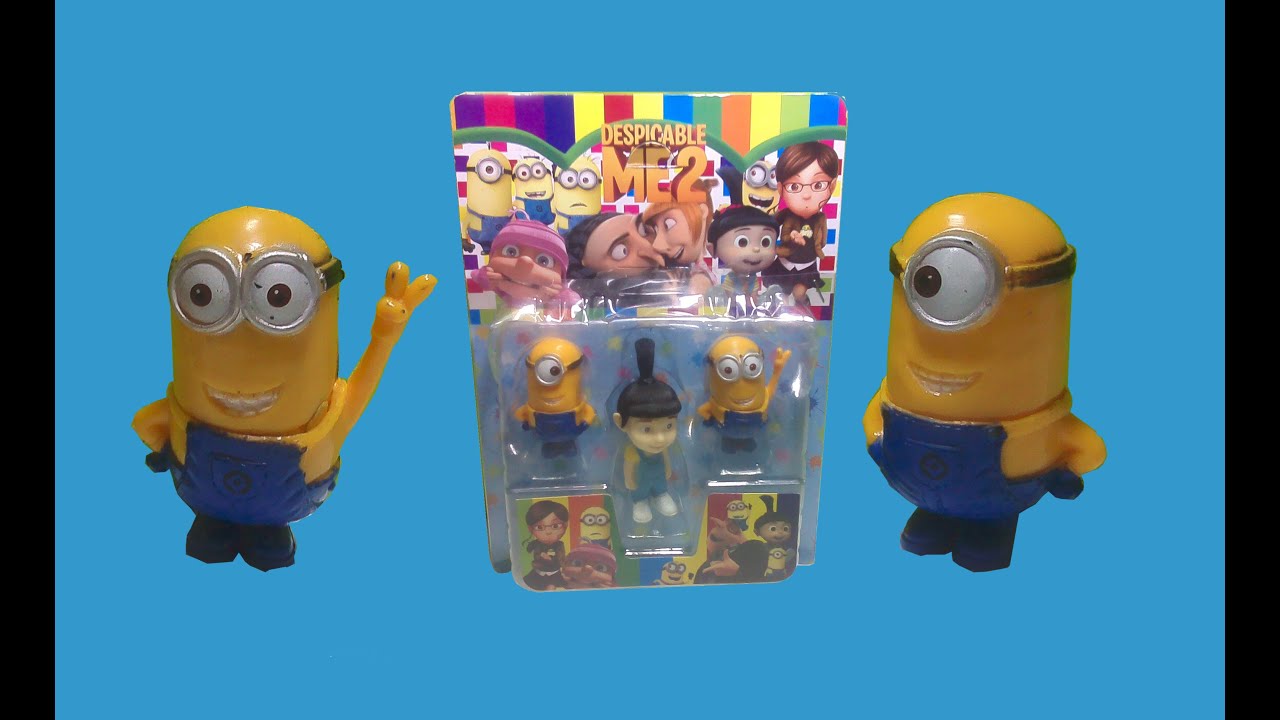 Minion toys review _ Introduction Minions _ ミニオンのおもちゃのレビュー - YouTube