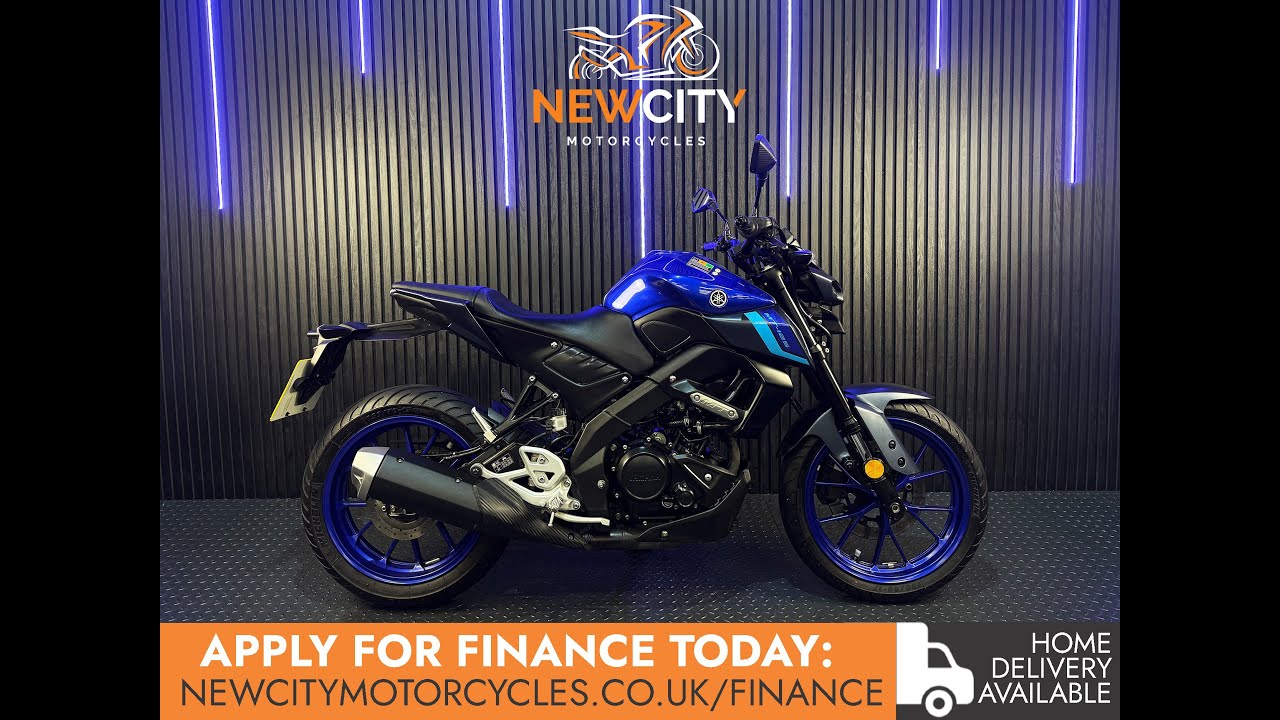 Yamaha MT-125 Blue 12535 Miles Used - YouTube