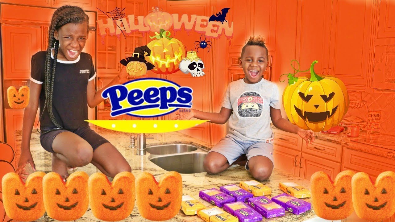 DJ Eats Halloween Peeps Johny Johny Yes Papa!! - YouTube