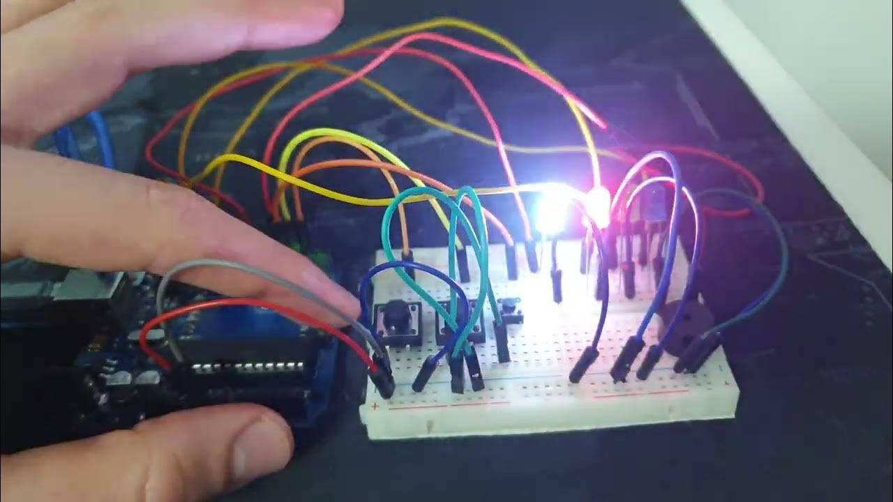 Arduino Elevator Simulation: DIY Project with LEDs - YouTube