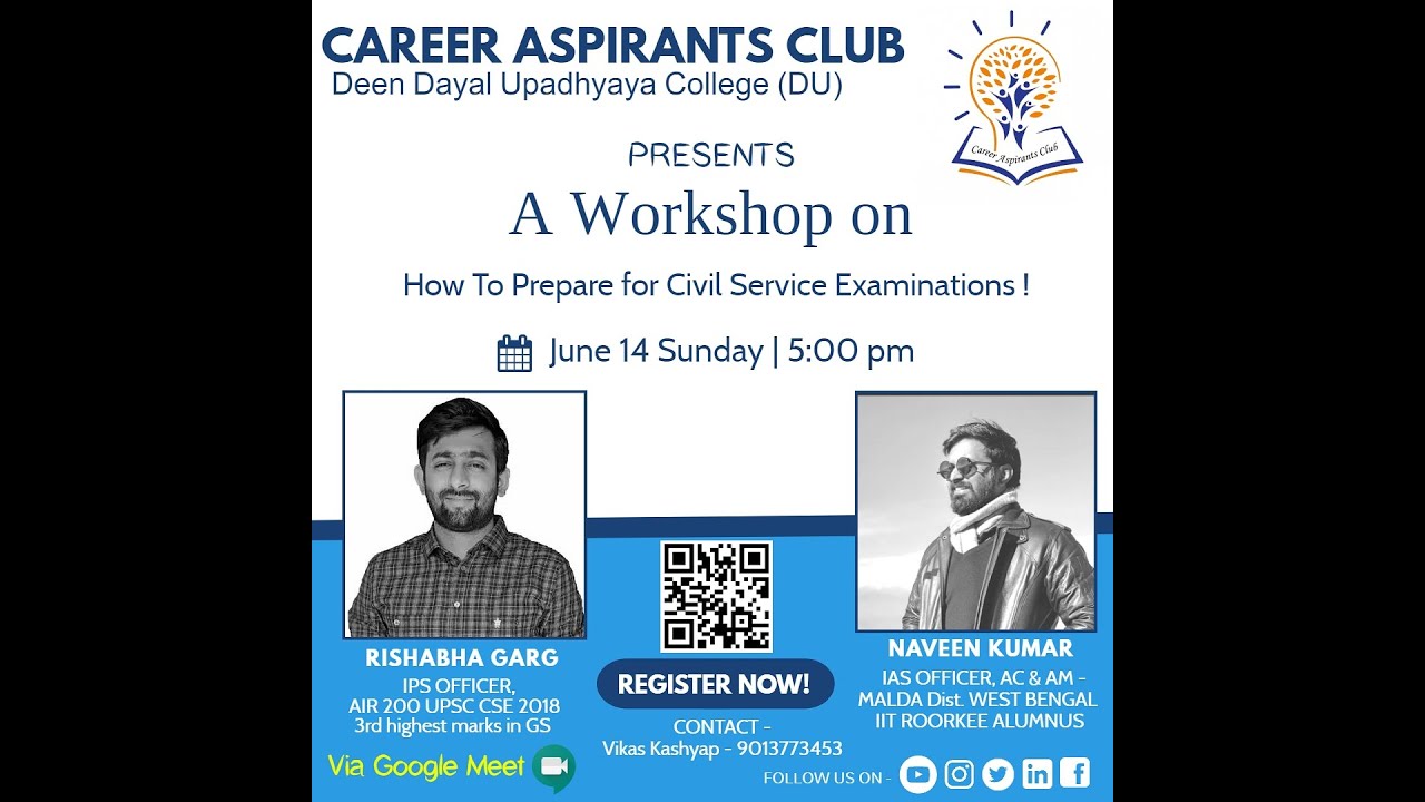 A workshop on : How to prepare for Civil Service Examination... - YouTube