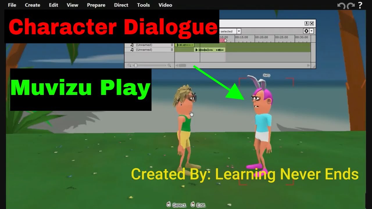Muvizu tutorial 9: Character Dialogue in Hindi | Learning Never Ends ...