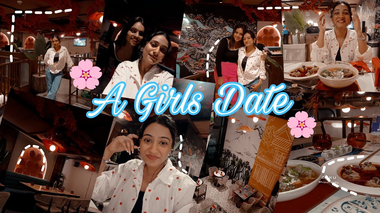 🌸A Girls Date || Tried Sushi First Time || Pinterestry Outfit 🌸 - YouTube