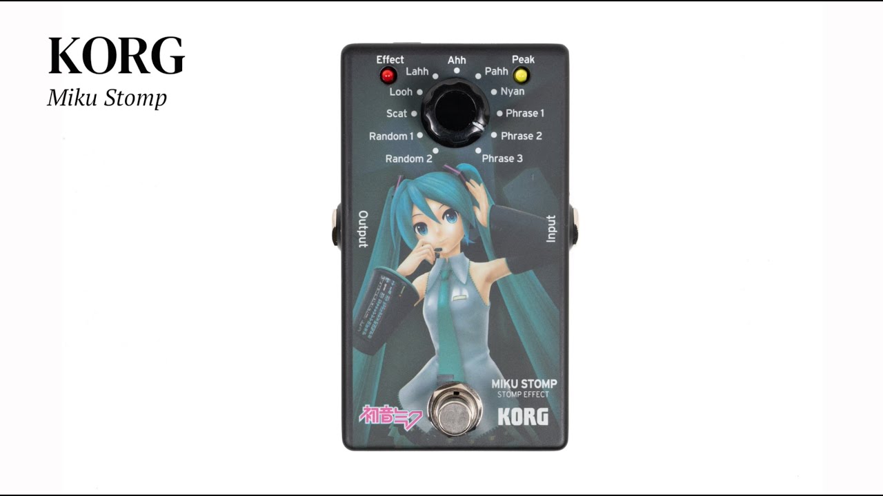 Korg Miku Stomp from Dweezil Zappa - YouTube