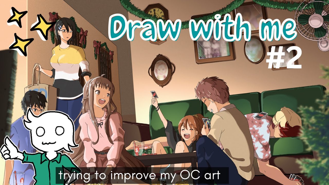 making OC art & telling stories 🖼 ️draw with me - YouTube