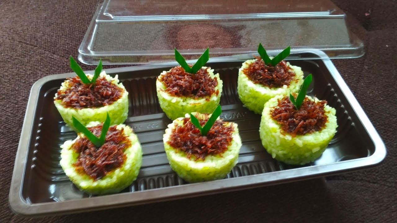 CARA MEMBUAT KETAN KUNING UNTI KELAPA - YouTube