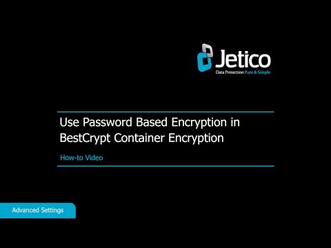 Advanced Settings - How to Use Password Based Encryption in BestCrypt ...