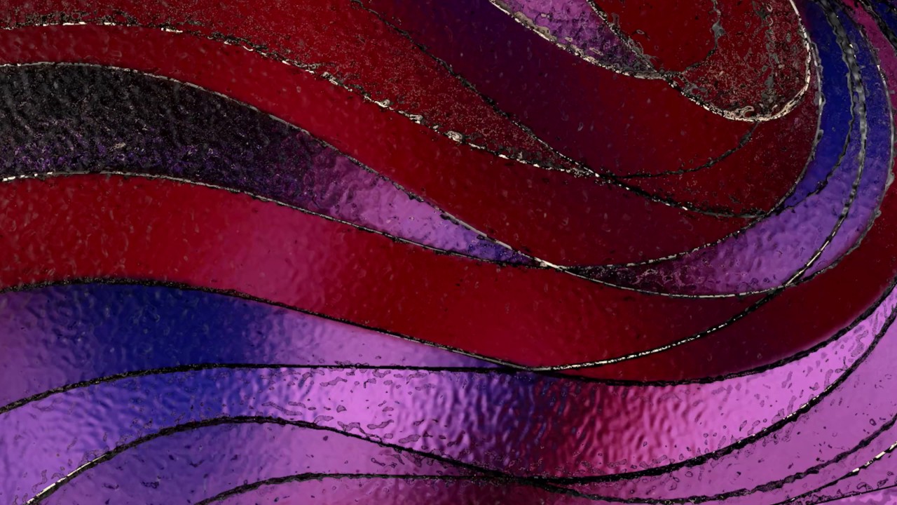 Red Stained Glass | 4K Relaxing Screensaver - YouTube