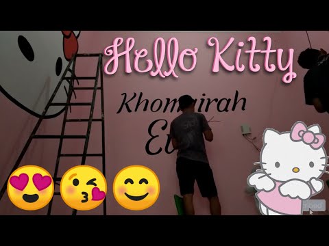 DESAIN KAMAR HELLO KITTY- KESUKAAN WANITA
