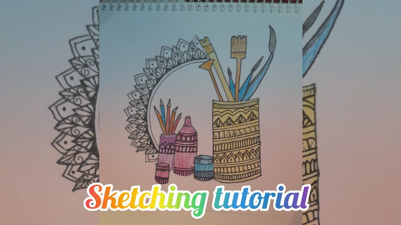 Sketching tutorial💫 ll How to sketch for beginners #stepbystep - YouTube