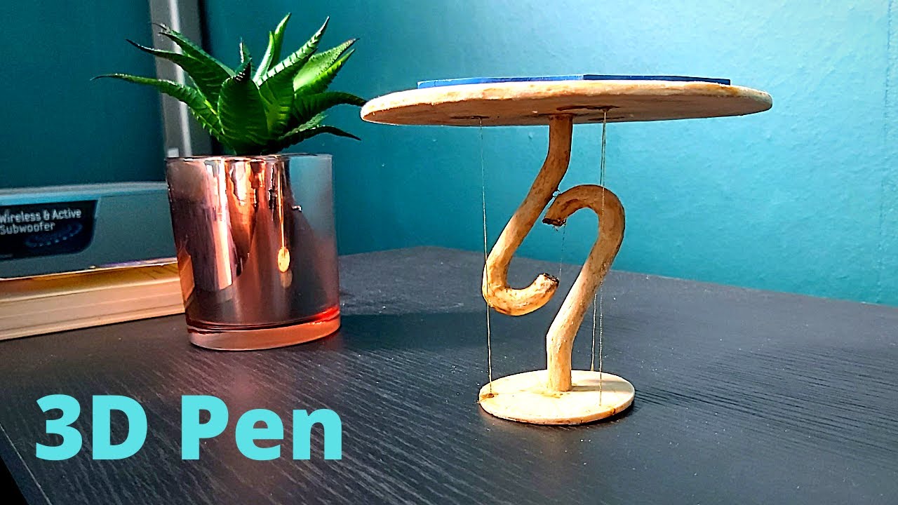 3D Pen Creations - How To Make A Tensegrity Table With [3D Pen] - YouTube