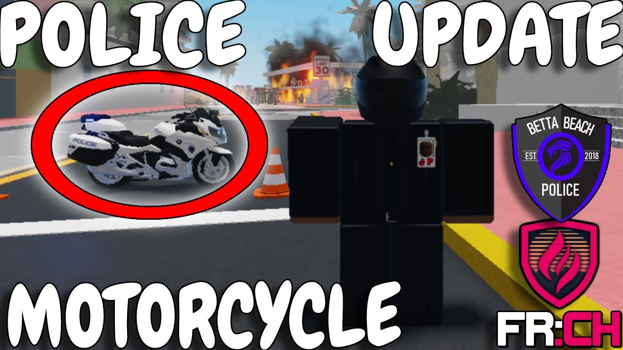 WINTER POLICE MOTORCYCLE UPDATE!! Roblox FRCH - YouTube