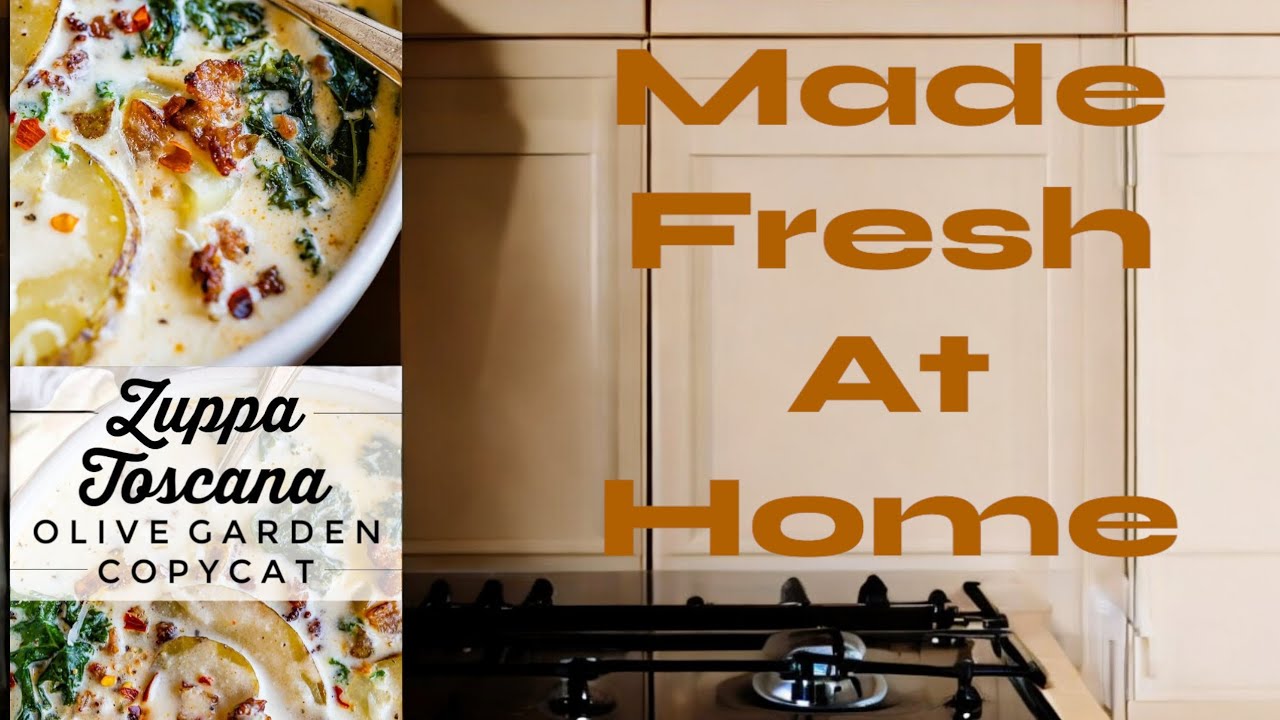 Cuppa Toscana Soup Made Fresh @Home ##cookingvideo - YouTube
