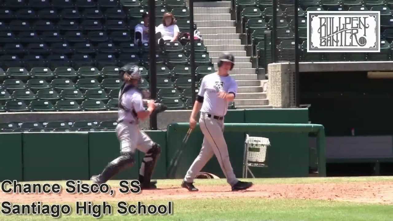 Chance Sisco Prospect Video, Santiago High School - YouTube