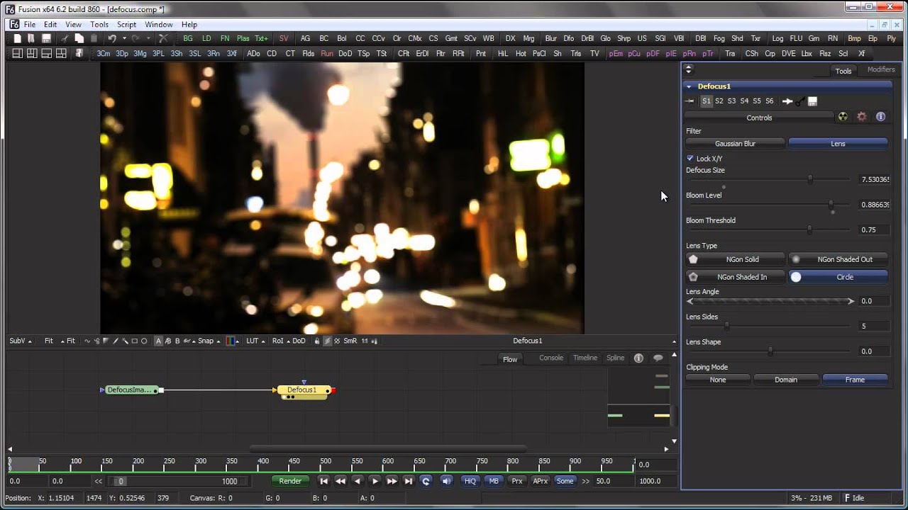 eyeon Fusion - Defocus ToolTorial - YouTube