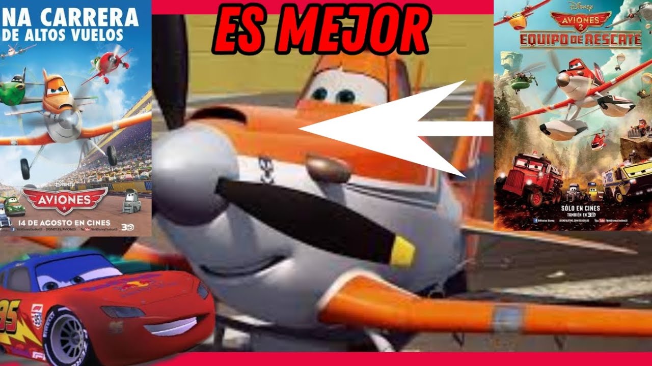 AVIONES 2 ES MEJOR QUE AVIONES 1 ( mania95 2024 debate español latino ...