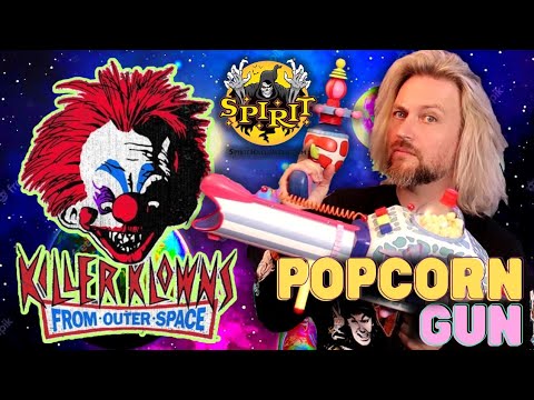 Killer Klowns Pop Corn Gun From Spirit Halloween | Unboxing/Review ...
