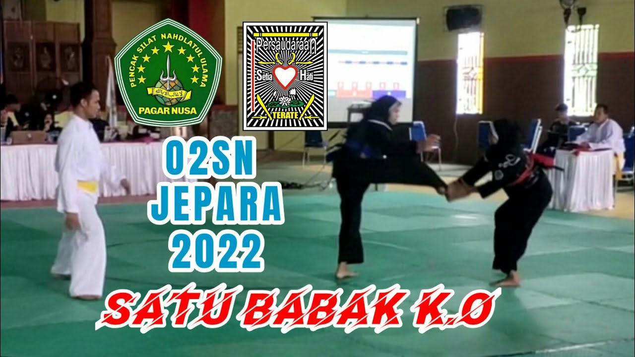 O2SN Pencak Silat_Pagar Nusa Vs PSHT Dua Menit K.O//GOR SMANSA Jepara ...