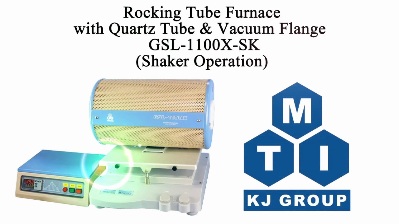 Rocking Tube Furnace with Quartz Tube & Vacuum Flange (Optional 1-2 ...