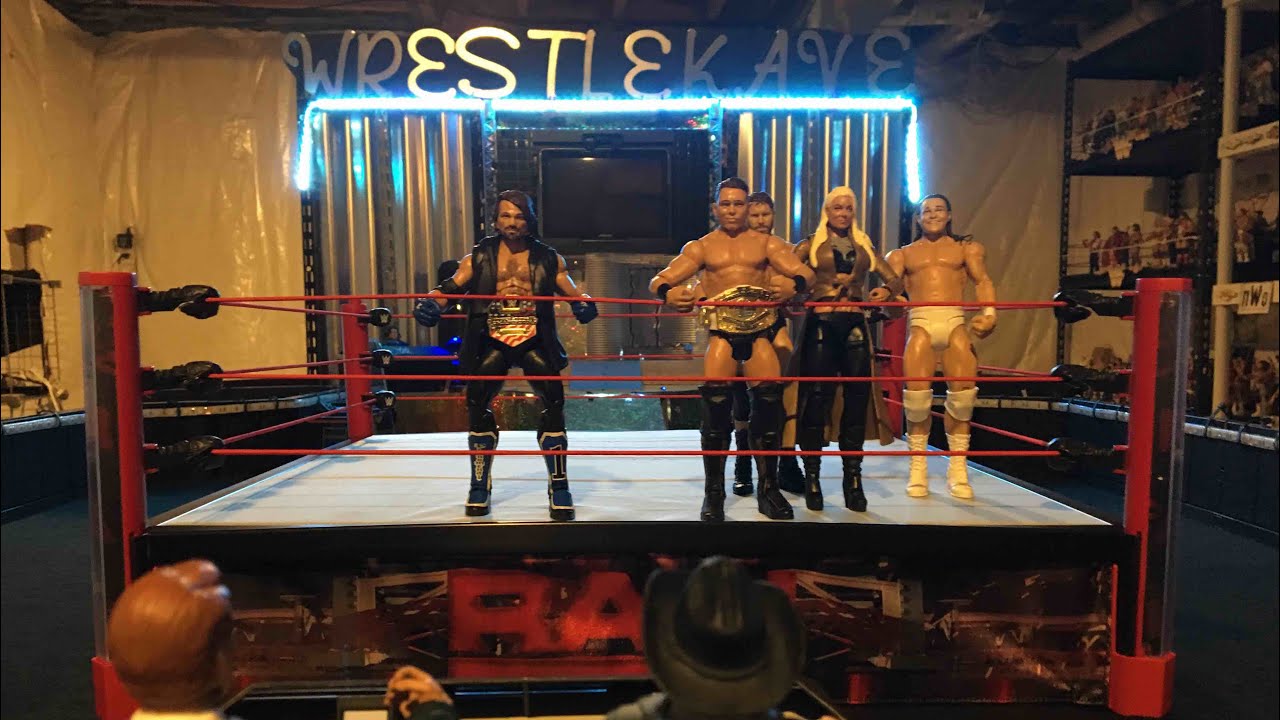 AJ Styles vs The Miz (United States Champion vs Intercontinental ...