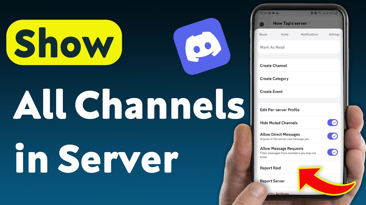 How To Show All Channels in a Discord Server (Updated) - YouTube