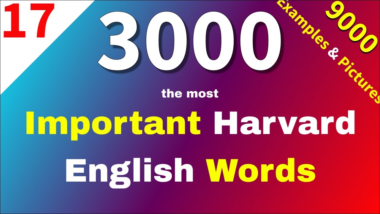 3,000 Essential English Words with Pictures & Sentences, the most ...