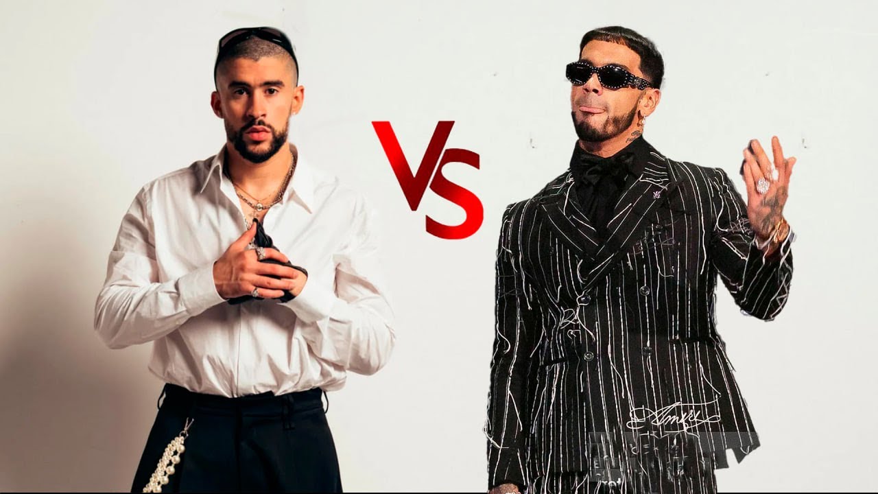 ANUEL VS BAD BUNNY 😐 CUAL ES EL MEJOR - YouTube